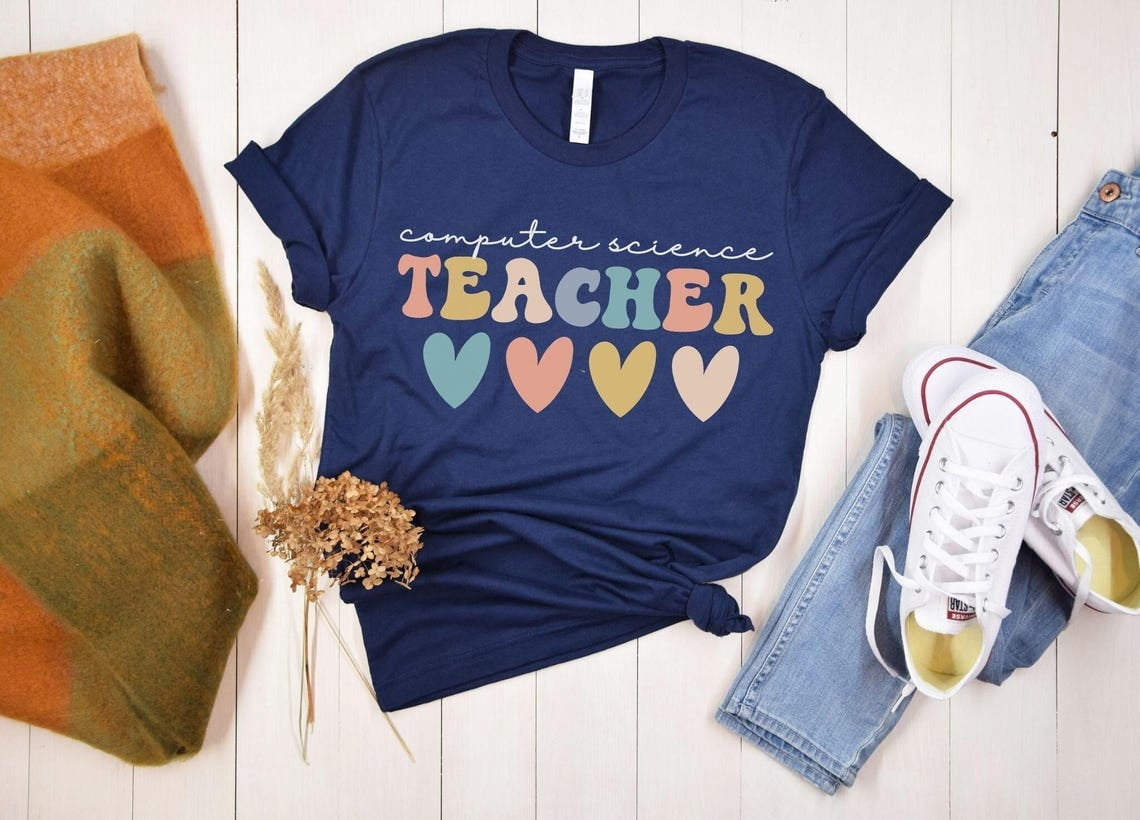 Computer Science Teacher Shirt, Computer Science Teacher T-Shirt ...