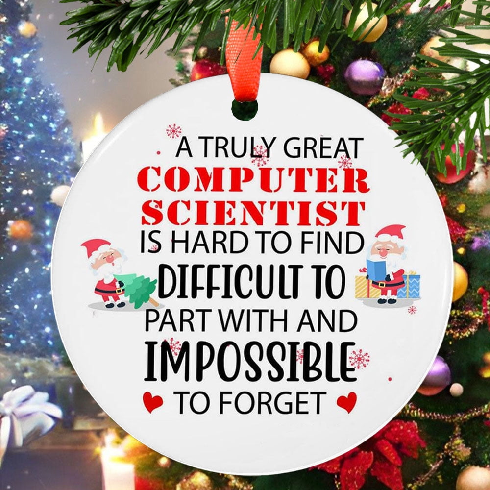 Computer Scientist Christmas Ornament, Christmas Decoration Gift ...