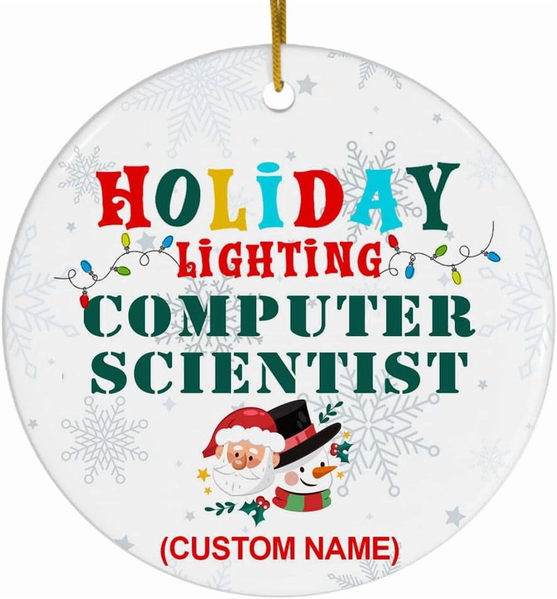 Computer Scientist Christmas Ornaments 2025 for Women Friendship ...