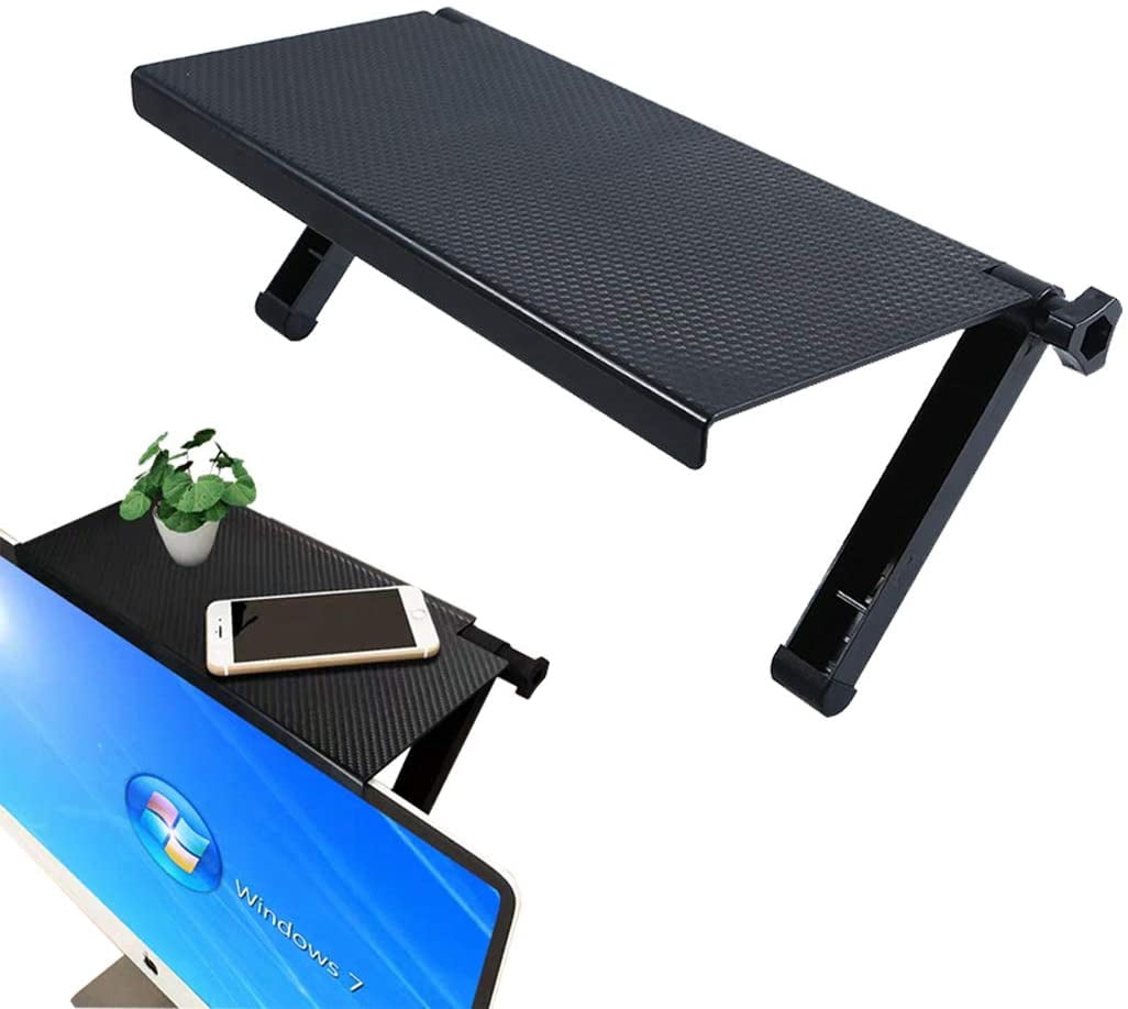 Computer Screen Shelf, TV Top Shelf, Screen Caddy Platform Solid Screen ...