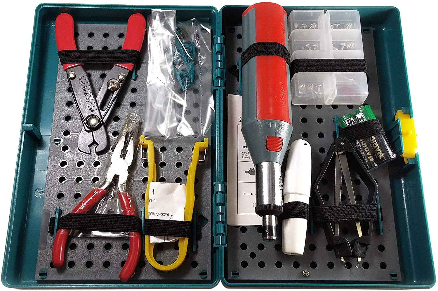 Computer Service Toolkit, Includes 23-in-1 Screwdriver, Wire Stripper ...