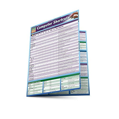 Pre-Owned Computer Shortcuts : QuickStudy Laminated Reference Guide (Other) - Walmart.com