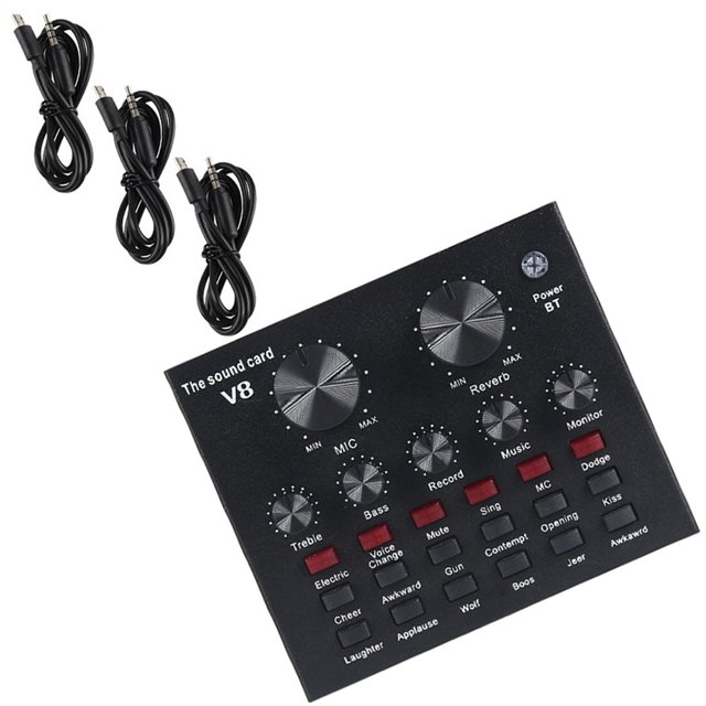 Computer Sound Card Cellphone Sound Card Microphone Mixer Sound Card ...
