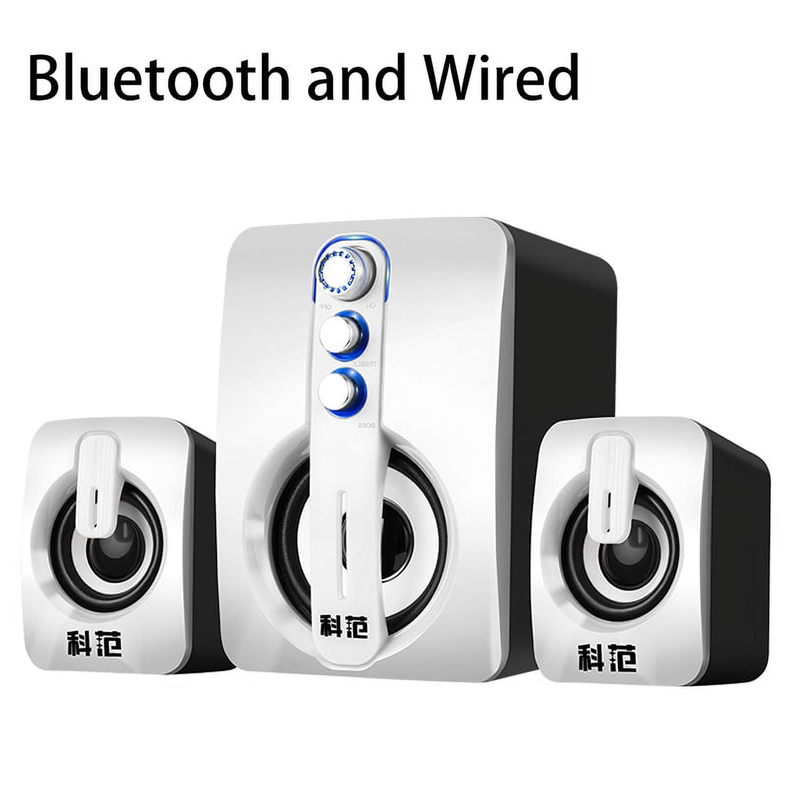 Computer Speaker 4D Surround Sound Mini Subwoofer Music Speaker for ...