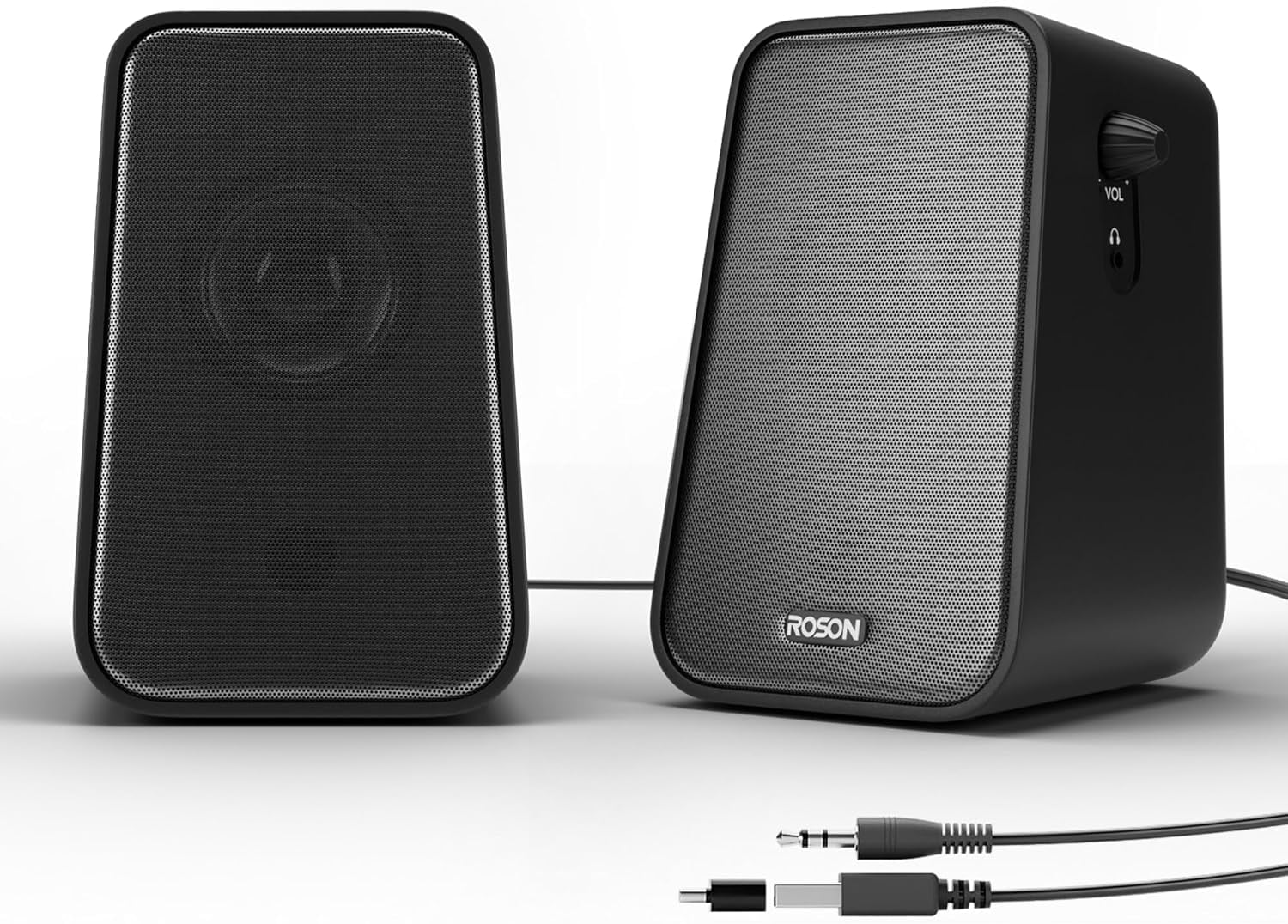 Computer Speaker, Compact Size Speaker with Headphone Jack, d Bass and ...