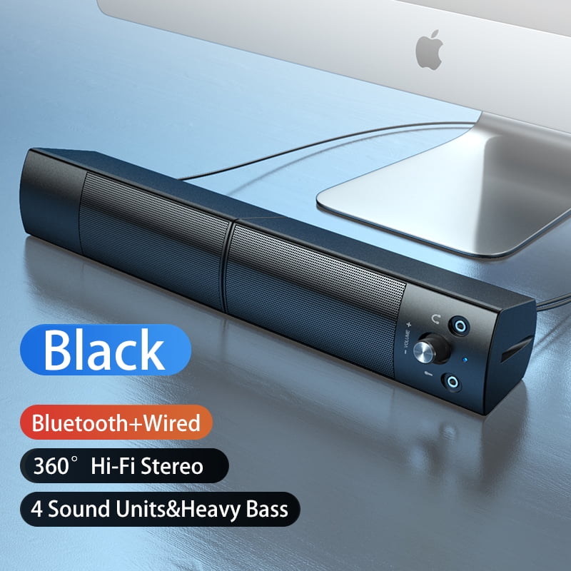 Computer Speakers Detachable Bluetooth Speaker Bar Surround Sound ...
