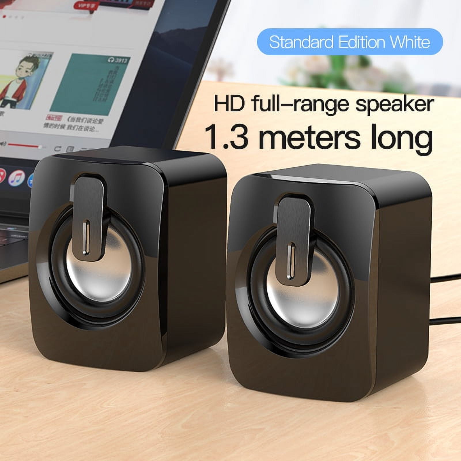 Computer Speakers Mini System Sound Tower Talking Gamer Surround USB ...