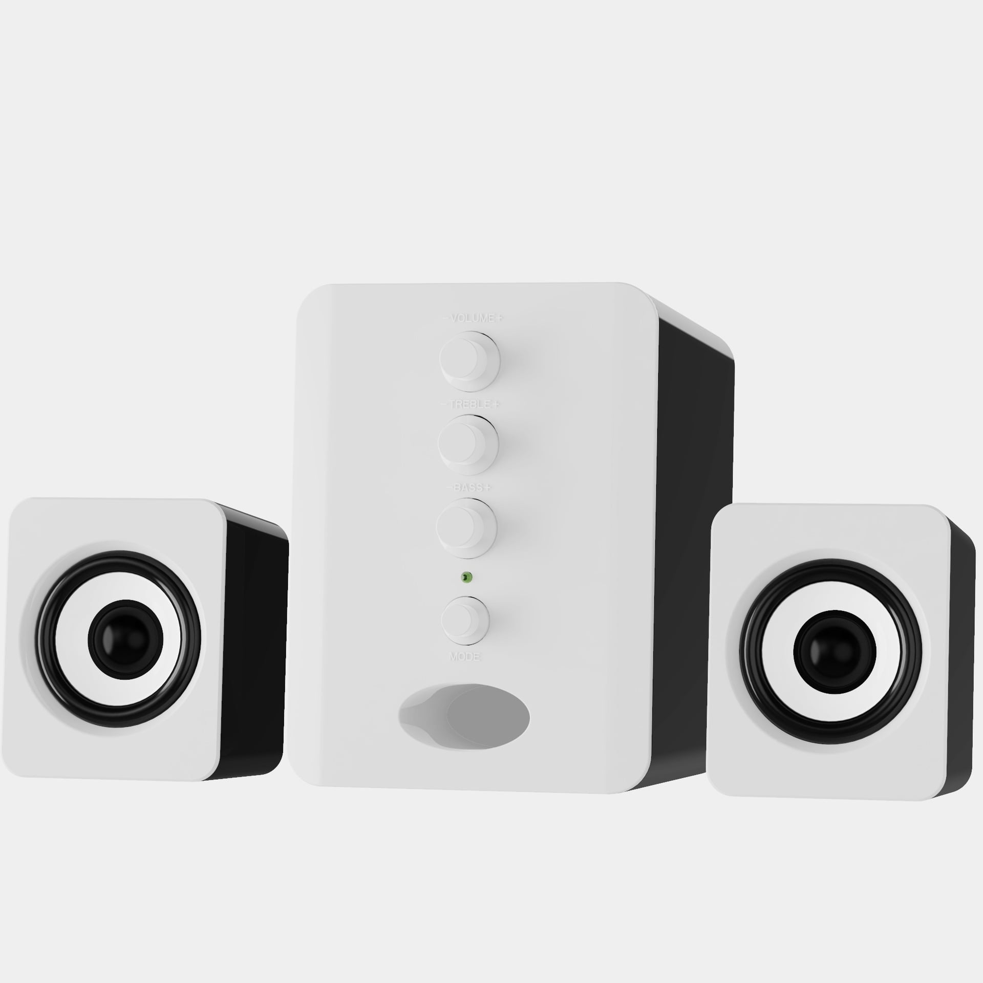 Computer Speakers, Wired PC Speakers, USB 2.0 Powered Stereo, Dual ...