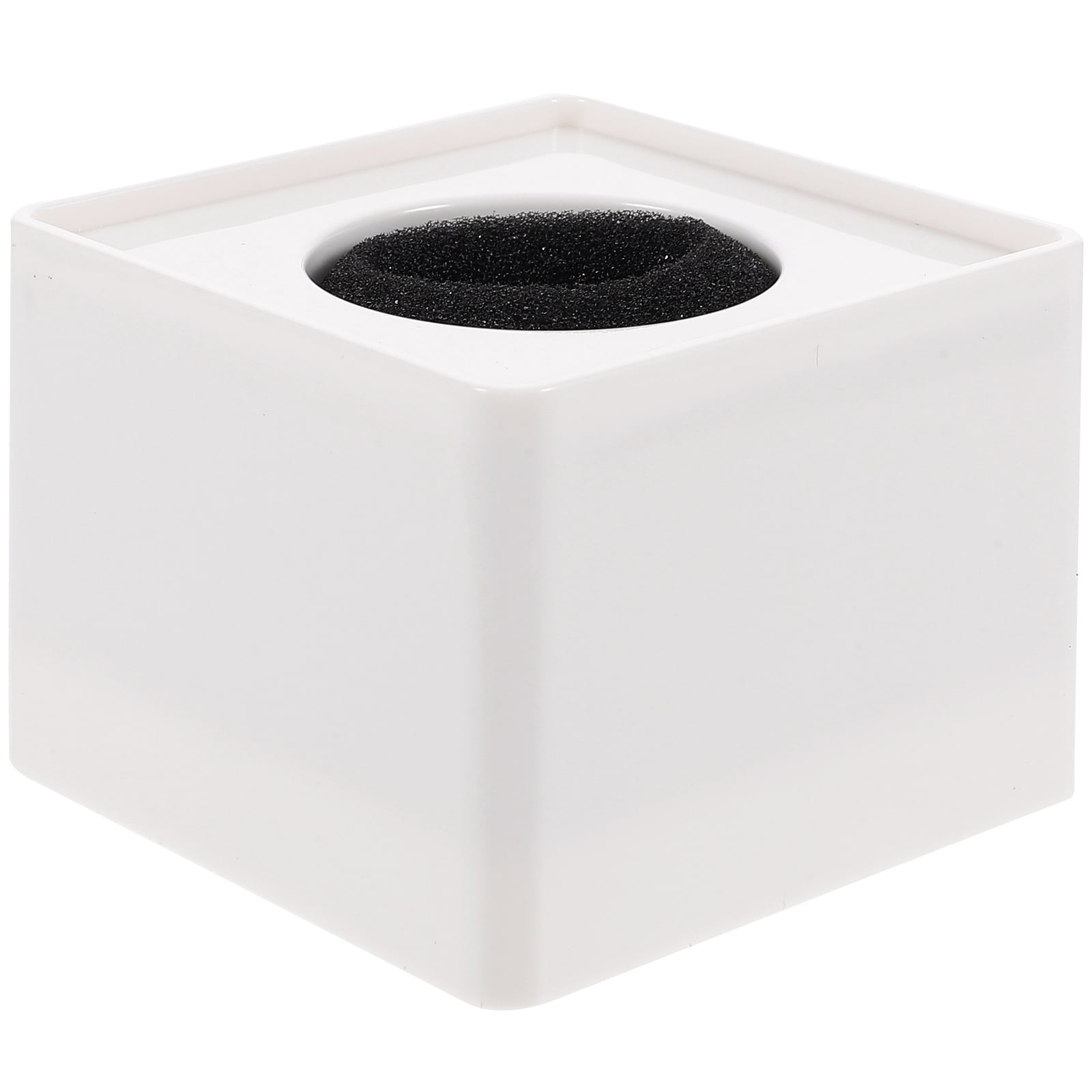 Computer Stand Sticker Label Television Square Shaped Microphone White ...