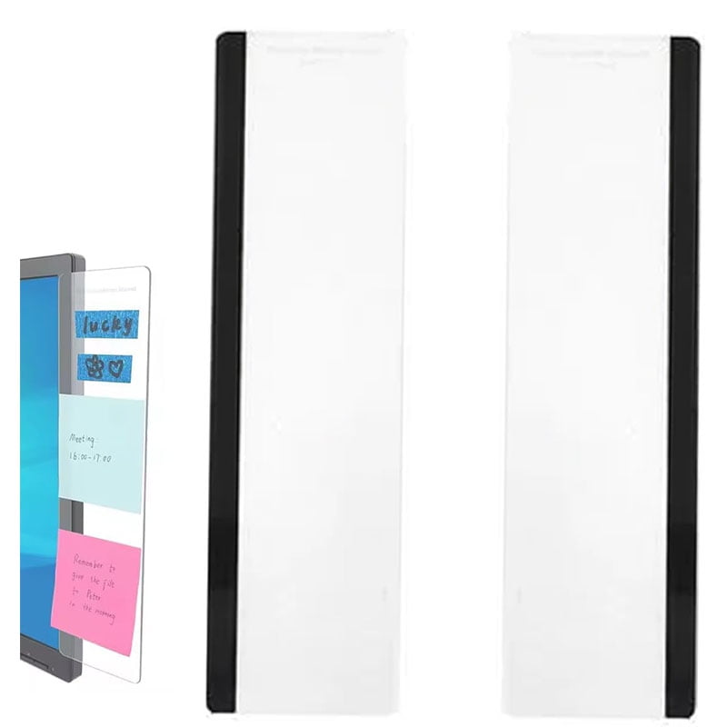 Computer Sticky Note Holder Sticky Memo Board for Computer Screen, 2PCS ...