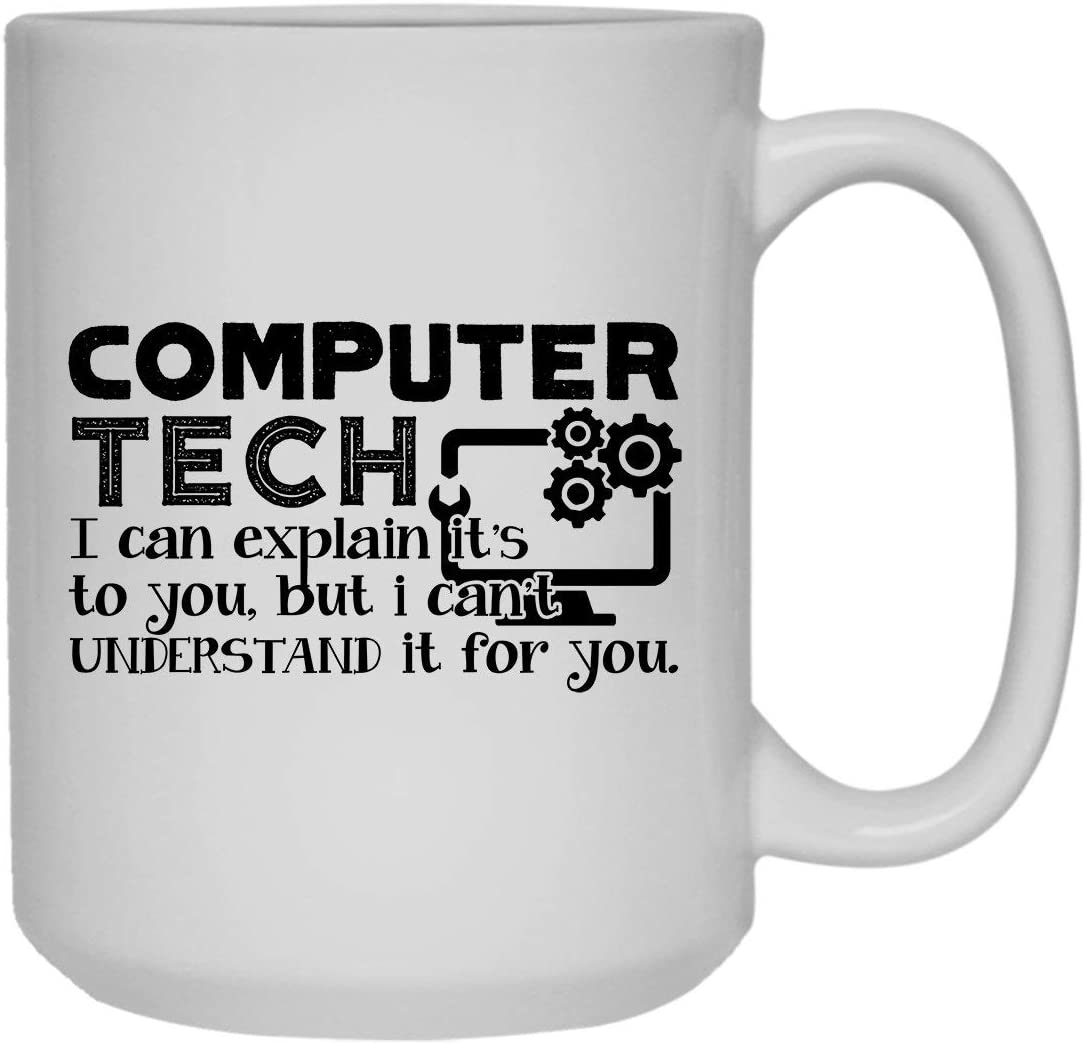 Computer Tech Work Coffee Mug, Cold Brew Coffee Mug 15 oz - Walmart.com