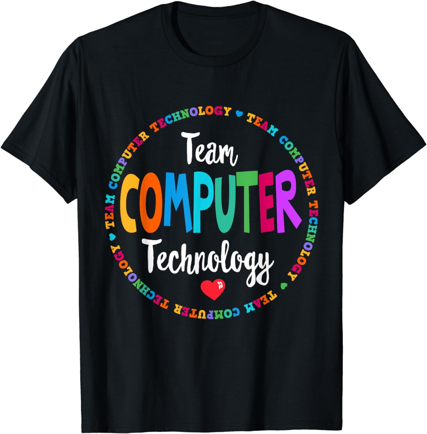 Computer Technology Team Teacher Back To School Week Squad T-Shirt ...