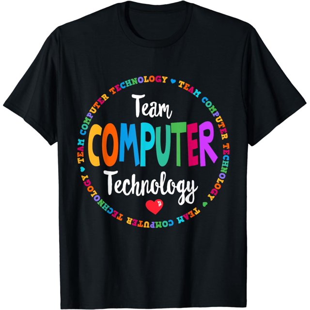Computer Technology Team Teacher Back To School Week Squad T-Shirt ...