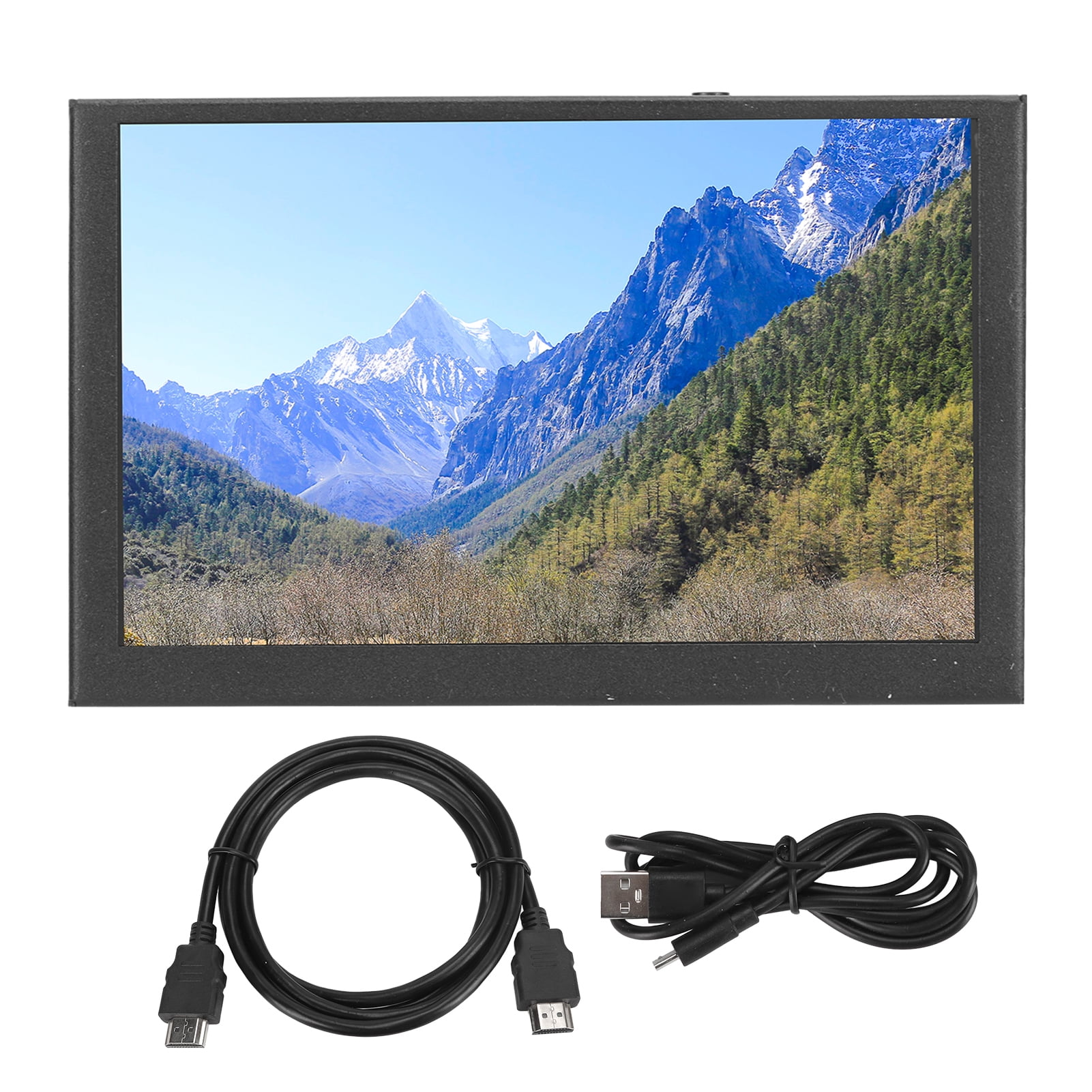 Computer Temp Monitor 5 Inch IPS USB A Multi Touch 60Hz Refresh Plug ...