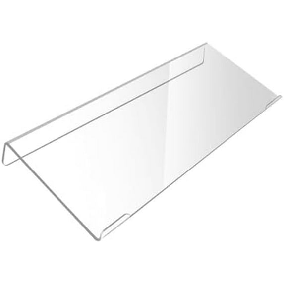 Computer Tilted Keyboard Holder, Clear Acrylic Premium Stand, Universal ...
