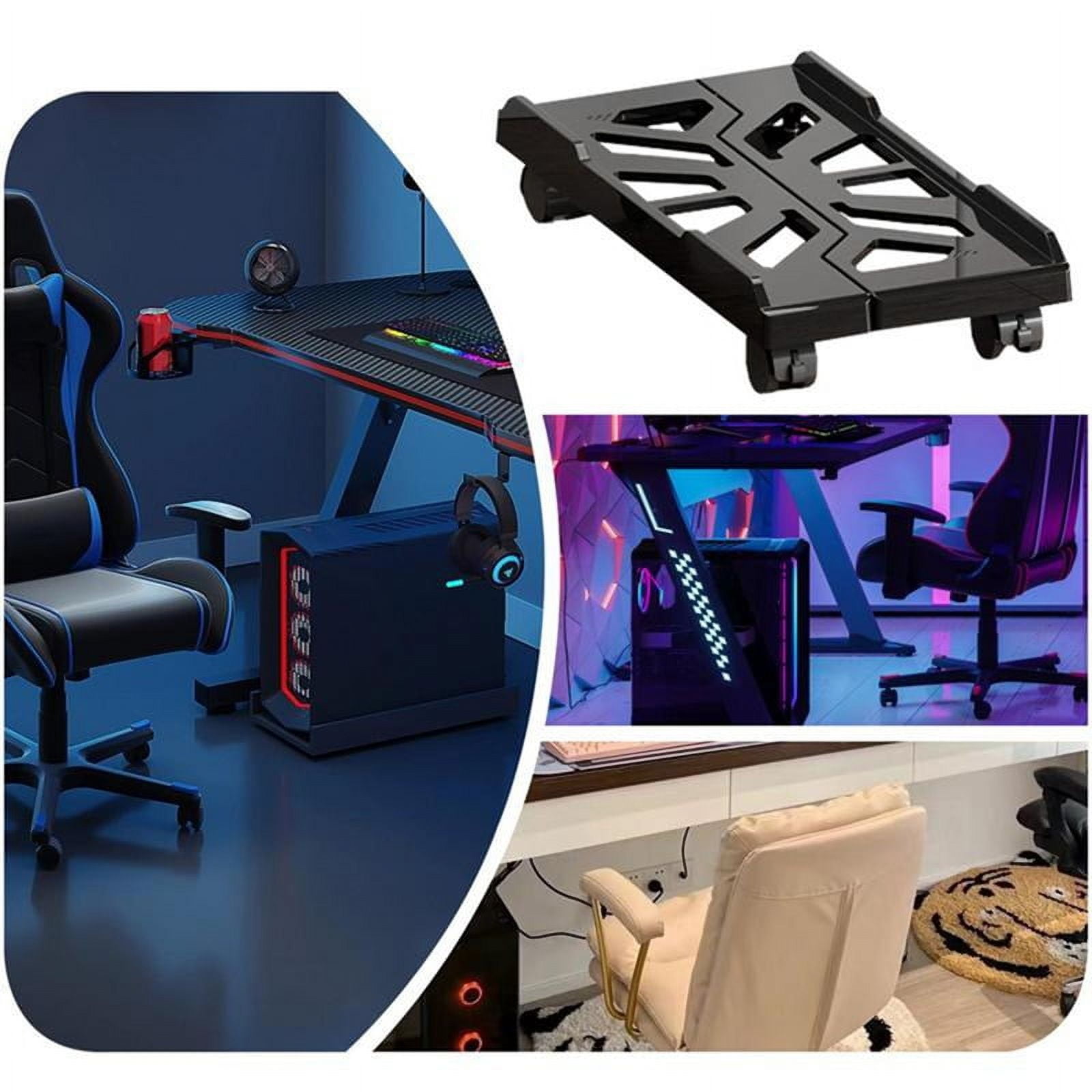 Computer Tower Stand Adjustable Mobile CPU Stand CPU Holder PC Tower ...