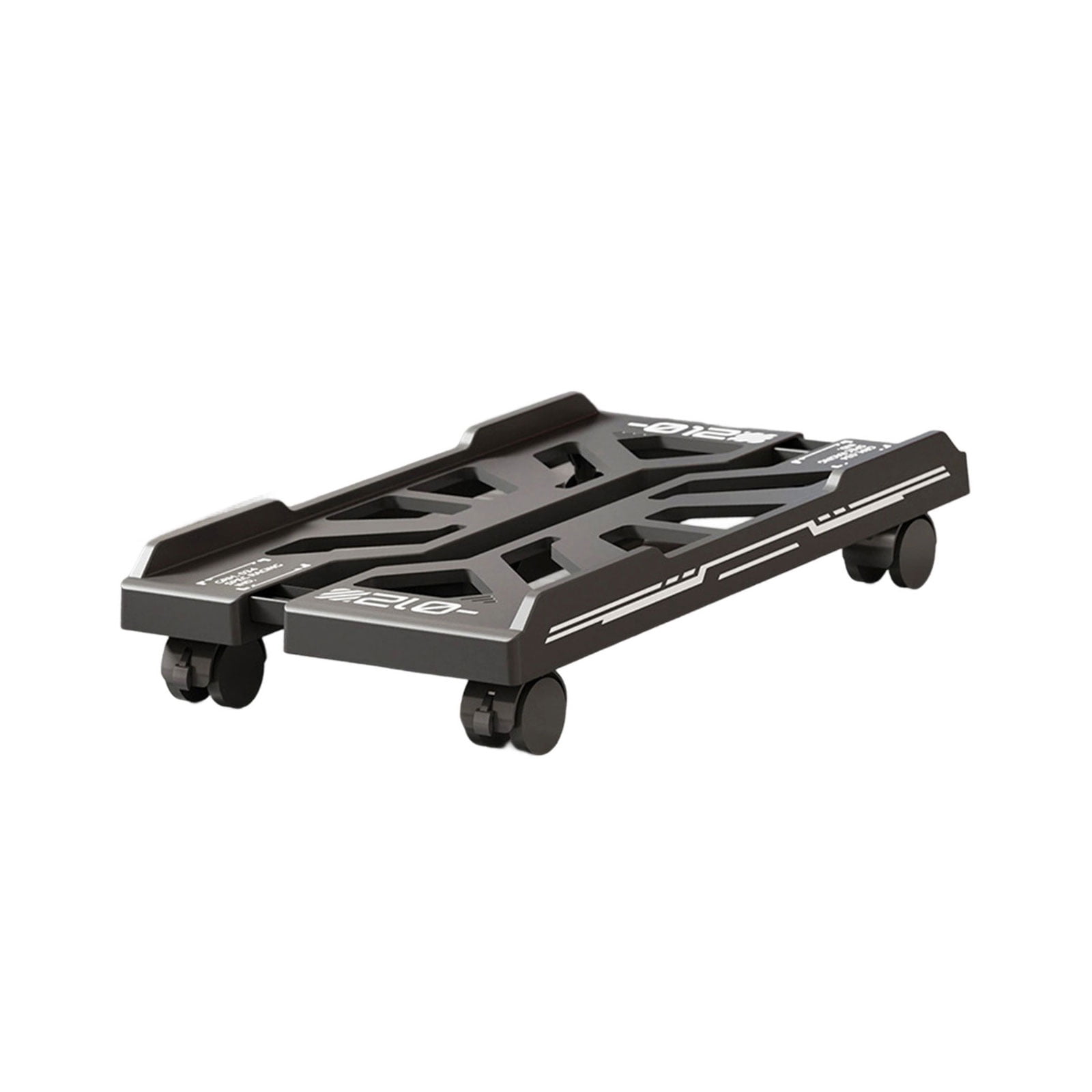 Computer Tower Stand Metal Rolling Holder Adjustable Mobile CPU Under ...