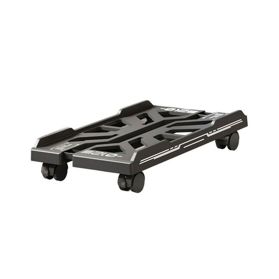 Computer Tower Stand Metal Rolling Holder Adjustable Mobile CPU Under ...