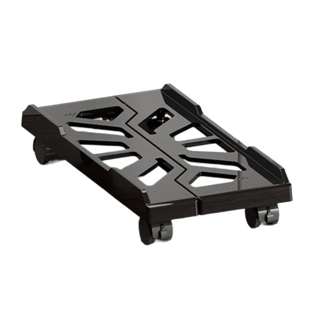 Computer Tower Stand Metal Rolling Holder Adjustable Mobile CPU Under ...