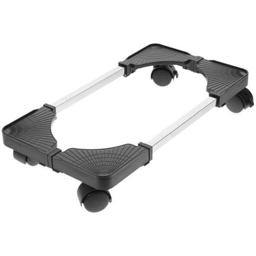 VIVO Black Mobile PC Cart with Storage, Computer Tower Floor Stand ...