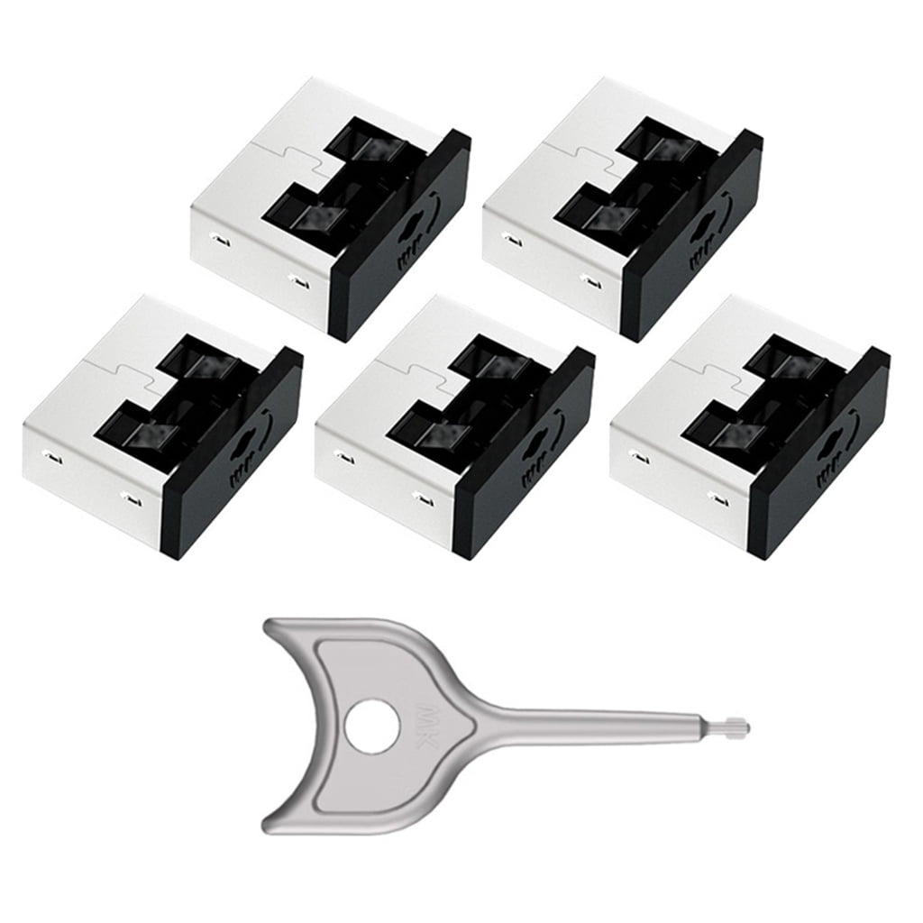 Computer USB Port Security Lock Metal and PC Interfaces Protector Tool ...