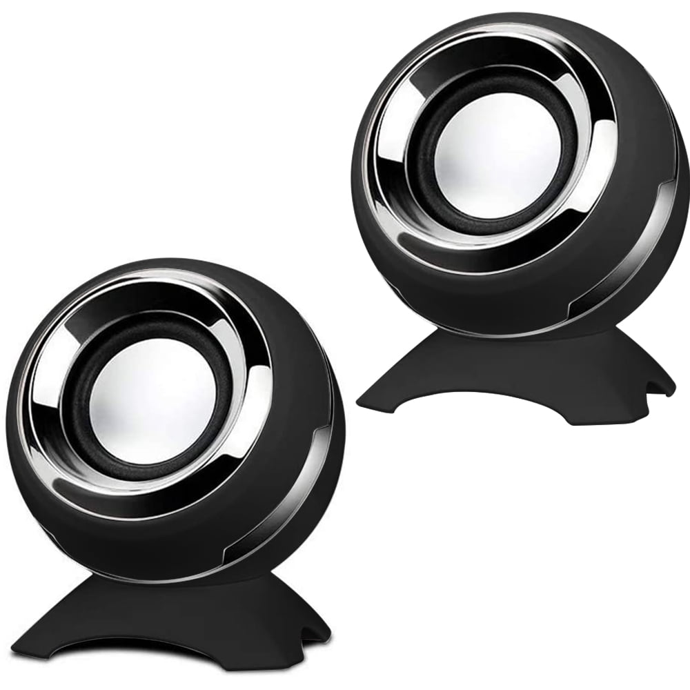 Computer USB-Power Speakers， Mini Desktop Speakers with HiFi Sound ...