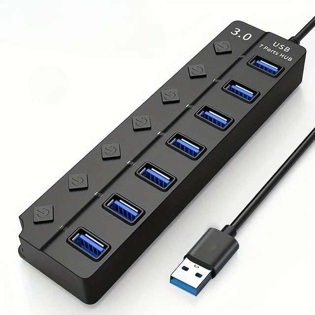 Computer USB multi-interface 3.0 hub splitter high-speed hub 7 ...
