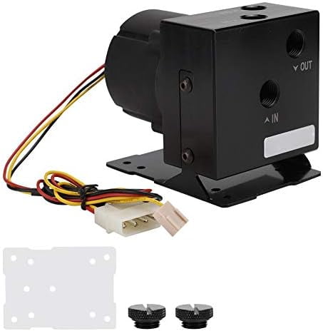 Computer Water Cooling Pump, DC 12V .8A Integrated PC Water Pump with ...