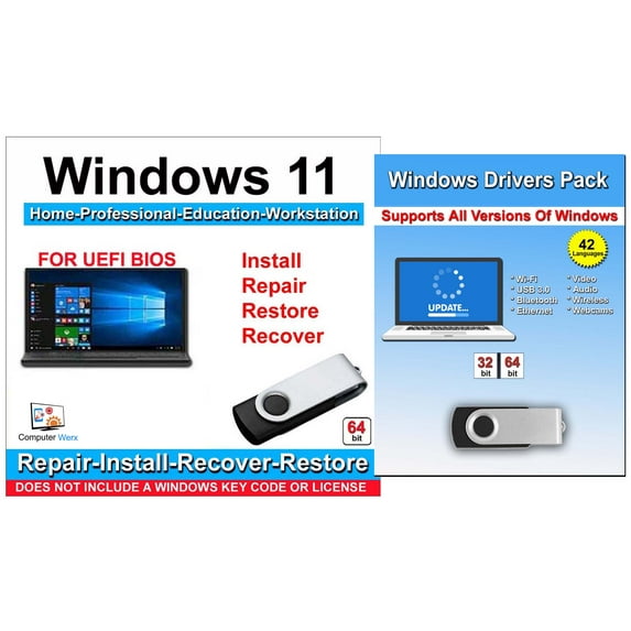 Computer Werx Windows 11 Home, Professional, Education & Workstation ...