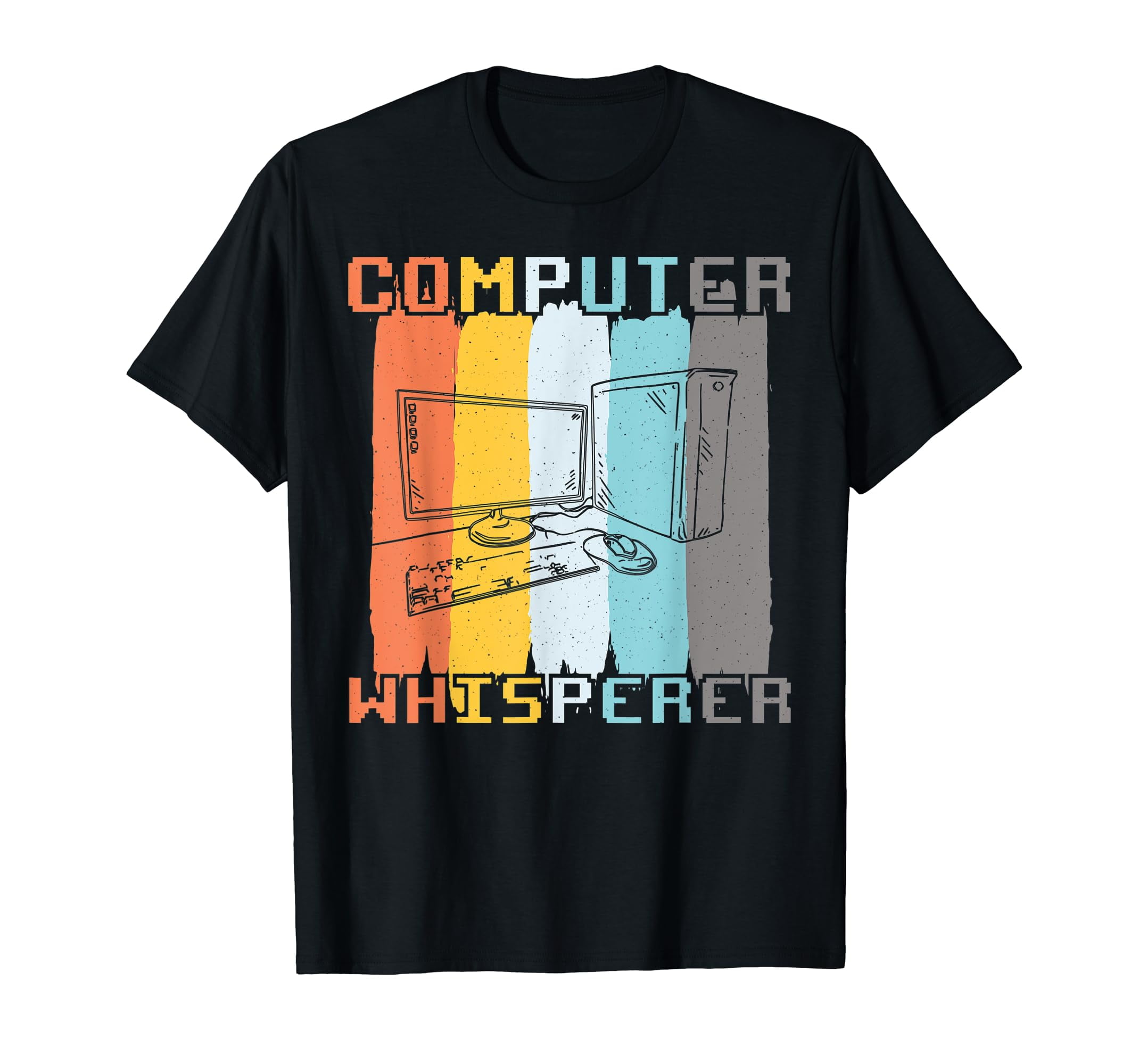 Computer Whisperer Coding Funny Technology Nerd T-Shirt T-Shirt - Walmart.com