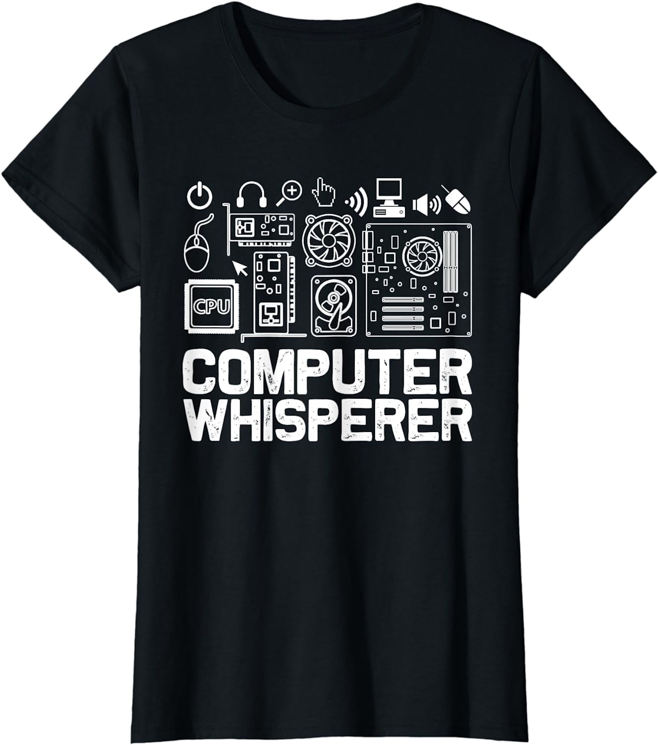 Computer Whisperer Shirt IT Tech Support Nerds Geek T-Shirt T-Shirt ...