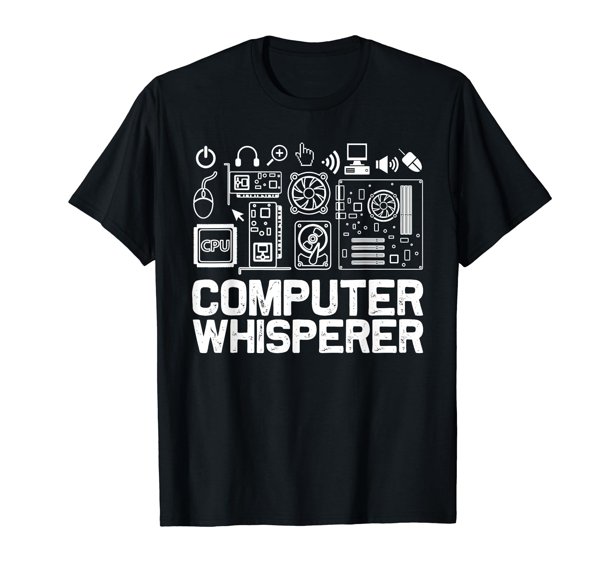 Computer Whisperer Shirt IT Tech Support Nerds Geek T-Shirt - Walmart.com