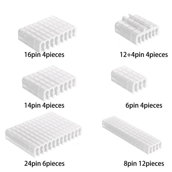 Computer Wire Combs Cord Management For 1.8-2.5mm Lines PVC Cord Guide ...