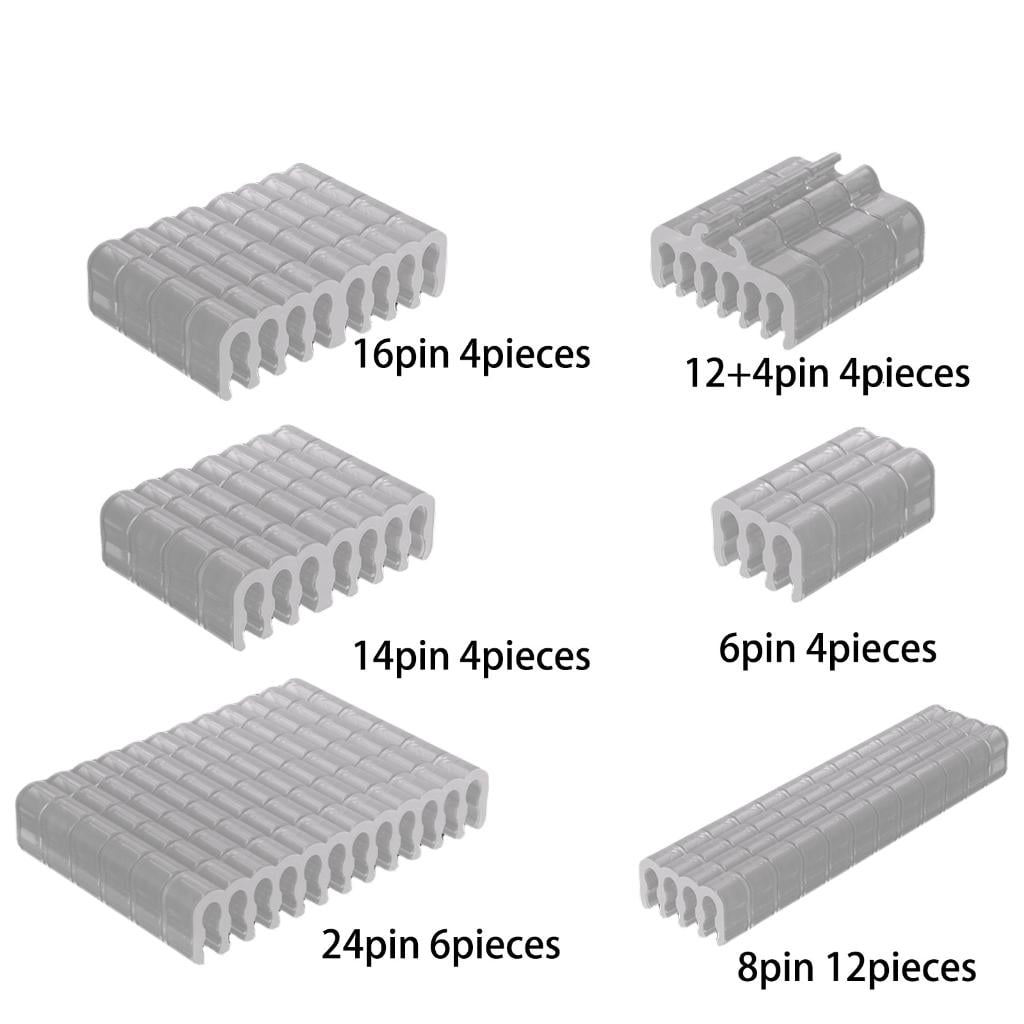 Computer Wire Combs Cord Management For 1.8-2.5mm Lines PVC Cord Guide ...