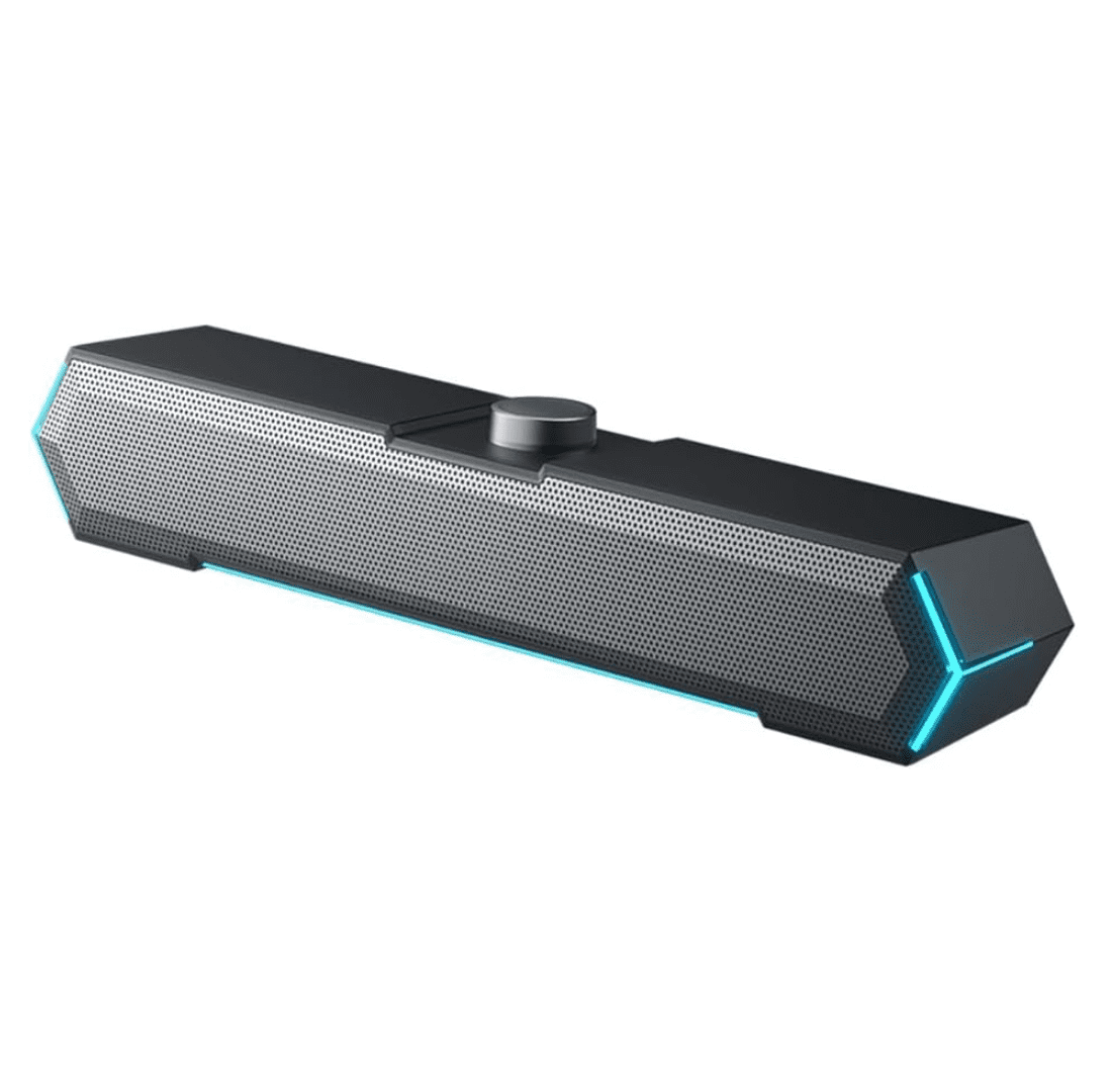 Computer Wired Bluetooth 5.0 & 3.5mm Hi-Fi Speaker, 4 Full-Range ...