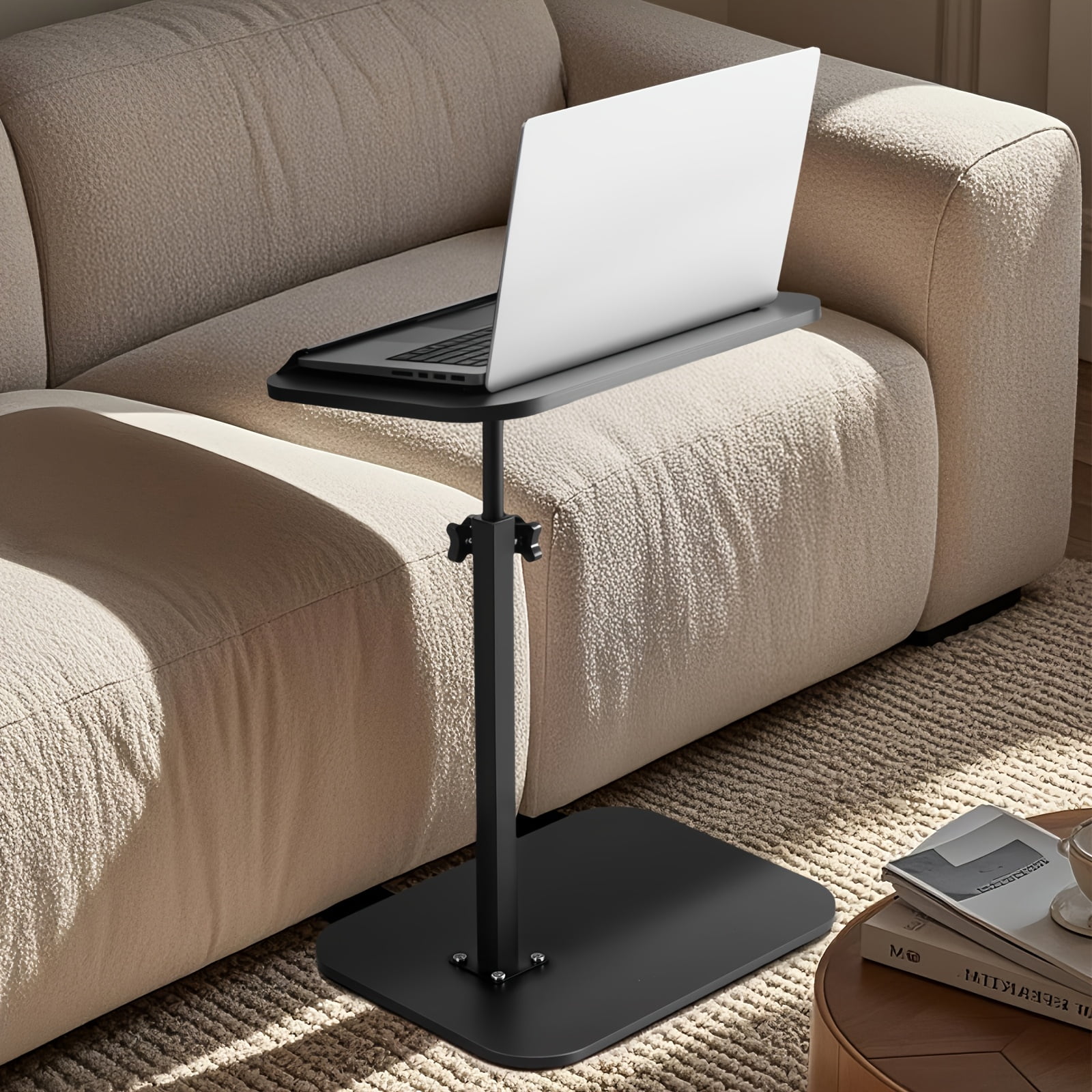Computer Workstations Foldable Modern C-Shaped Adjustable Side Table ...