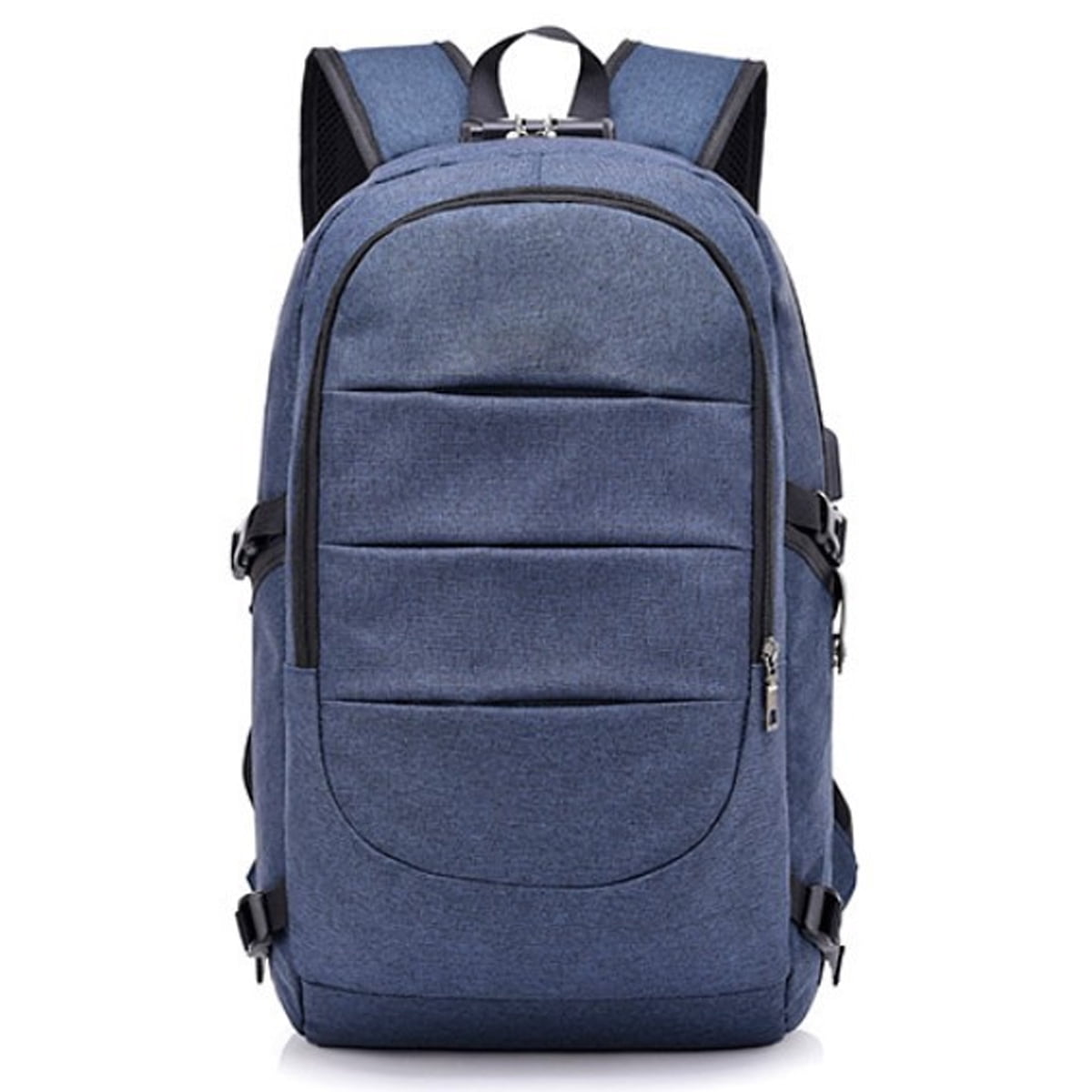 Computer backpack, business backpack with USB charging port and lock ...
