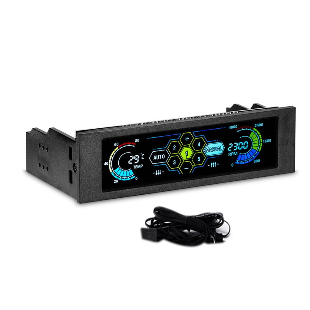 Computer for Case 5 Fans Speed Controller CPU Temperature PC Cooling ...