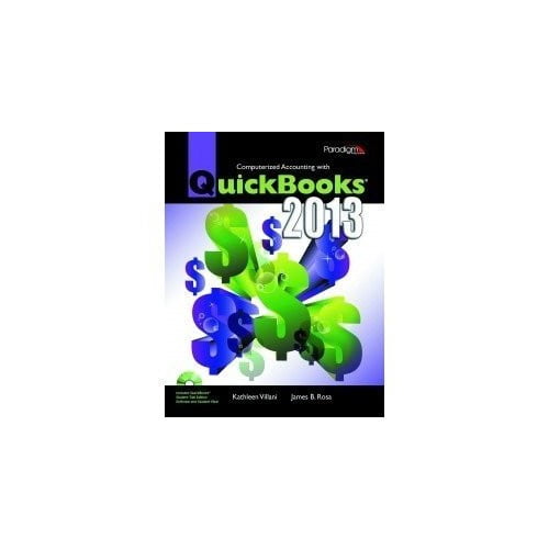 Pre-Owned Computerized Accounting with Quickbooks 2013 (Paperback ...