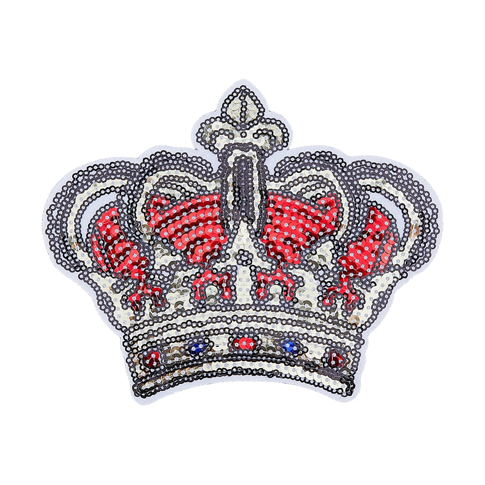 Computerized Embroidery Cloth Iron On Sequins Patches Stick On Patch ...