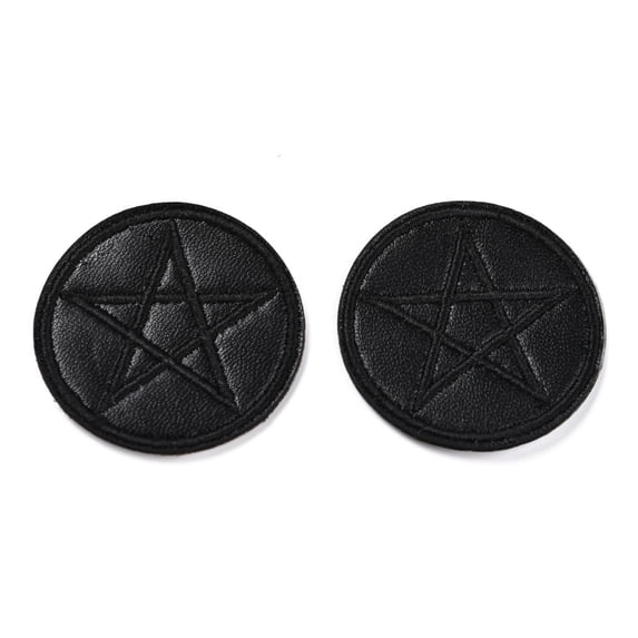 Computerized Embroidery Imitation Leather Self Adhesive Patches Stick ...