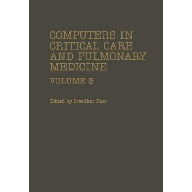 Computers in Biology and Medicine: Computers in Critical Care and ...