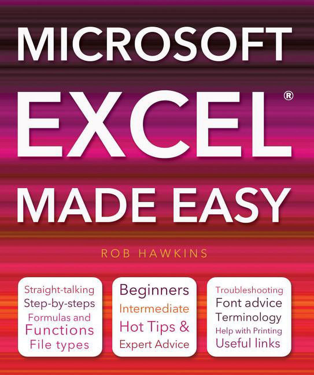 Computing Made Easy: Microsoft Excel Made Easy (Paperback) - Walmart.com