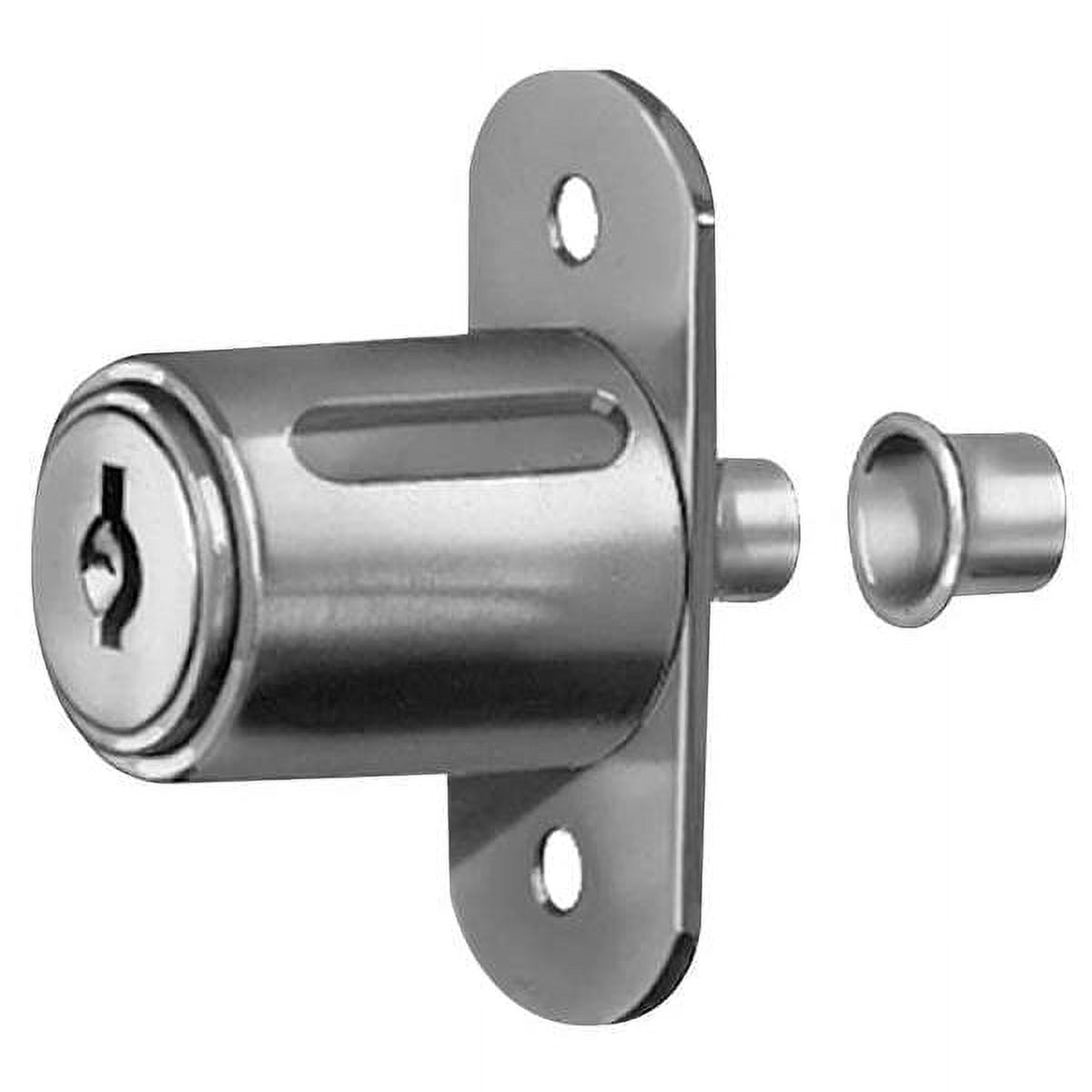 Compx National Sliding Door Lock, Nickel,Key C415A C8043-C415A-14A ...