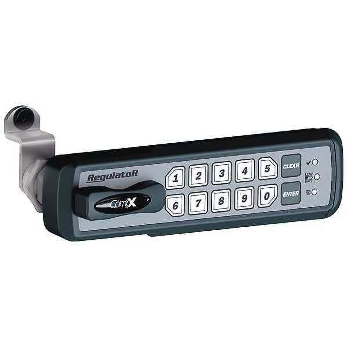 Compx Regulator Elect Keyless Lock,Keypad,1 1/2 in H REG-M-R-3-BLK ...