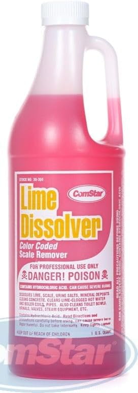 Comstar Lime Dissolver & Scale Remover, Industrial Strength Descaler ...