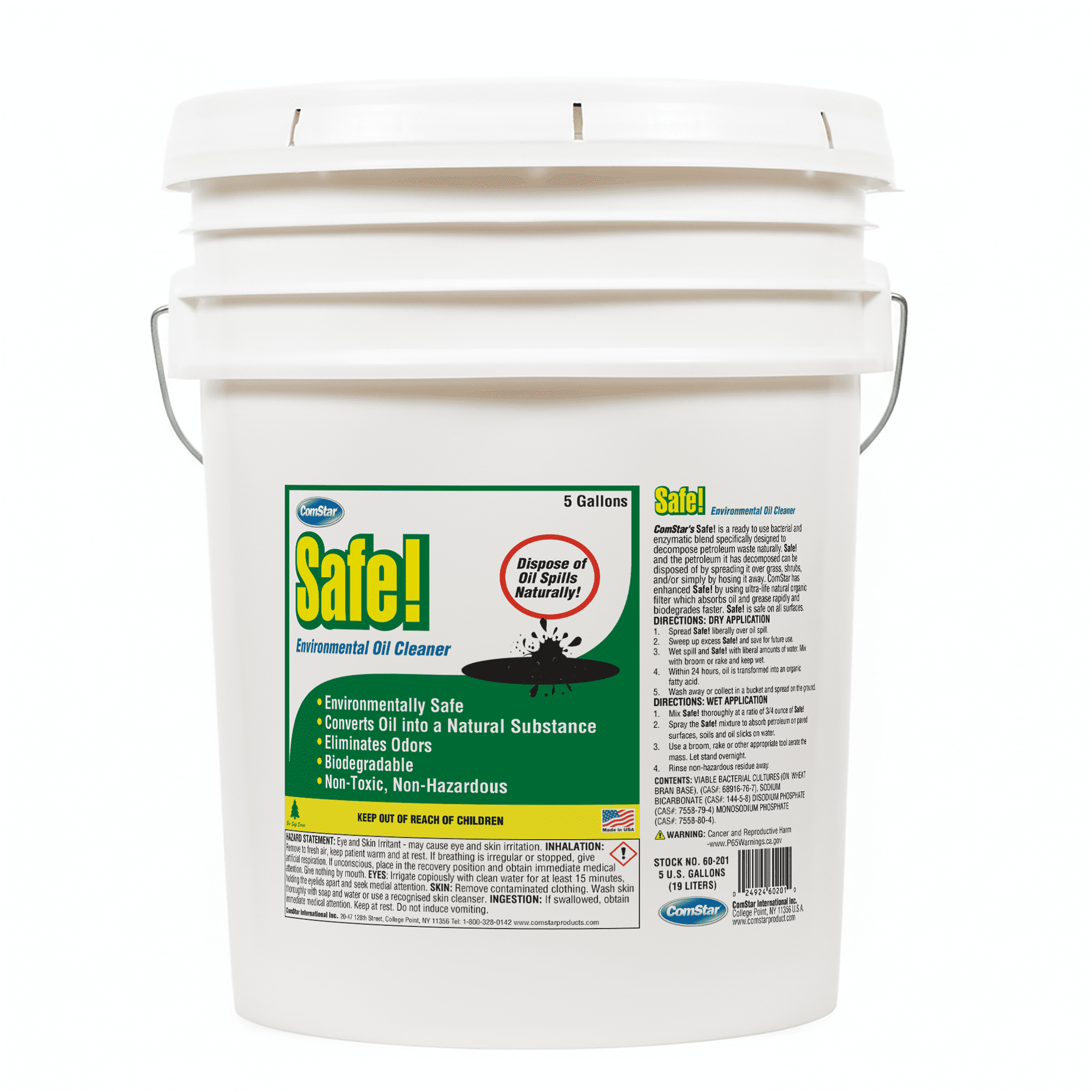 ComStar Safe! Bacteria Oil Spill Eater, Fast-Acting Enzymatic Formula ...