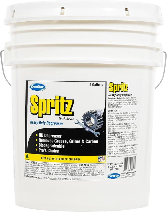 ComStar Spritz Heavy Duty Degreaser, Industrial Oil & Grease Cleaner ...