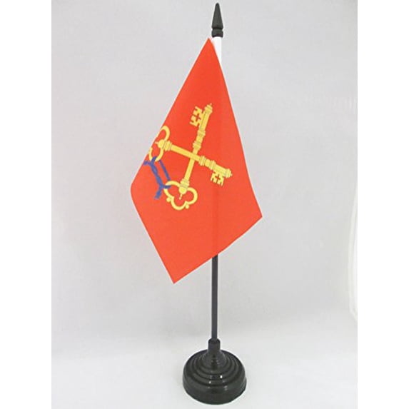 Comtat Venaissin Table Flag 4'' x 6'' plastic stick and base - Walmart.com