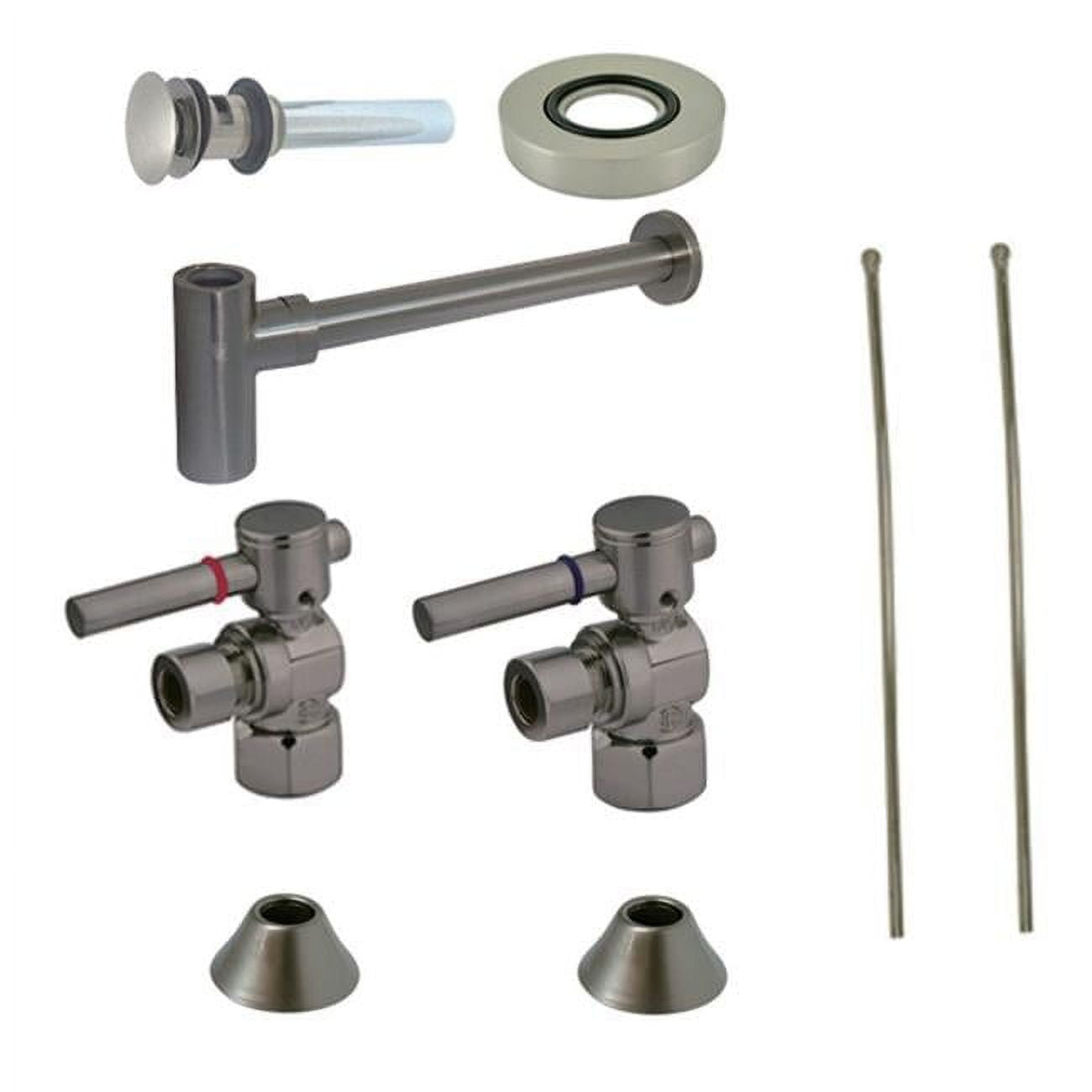 Comtemporary Plumbing Sink Trim Kit with Bottle Trap for Overflow Hole ...